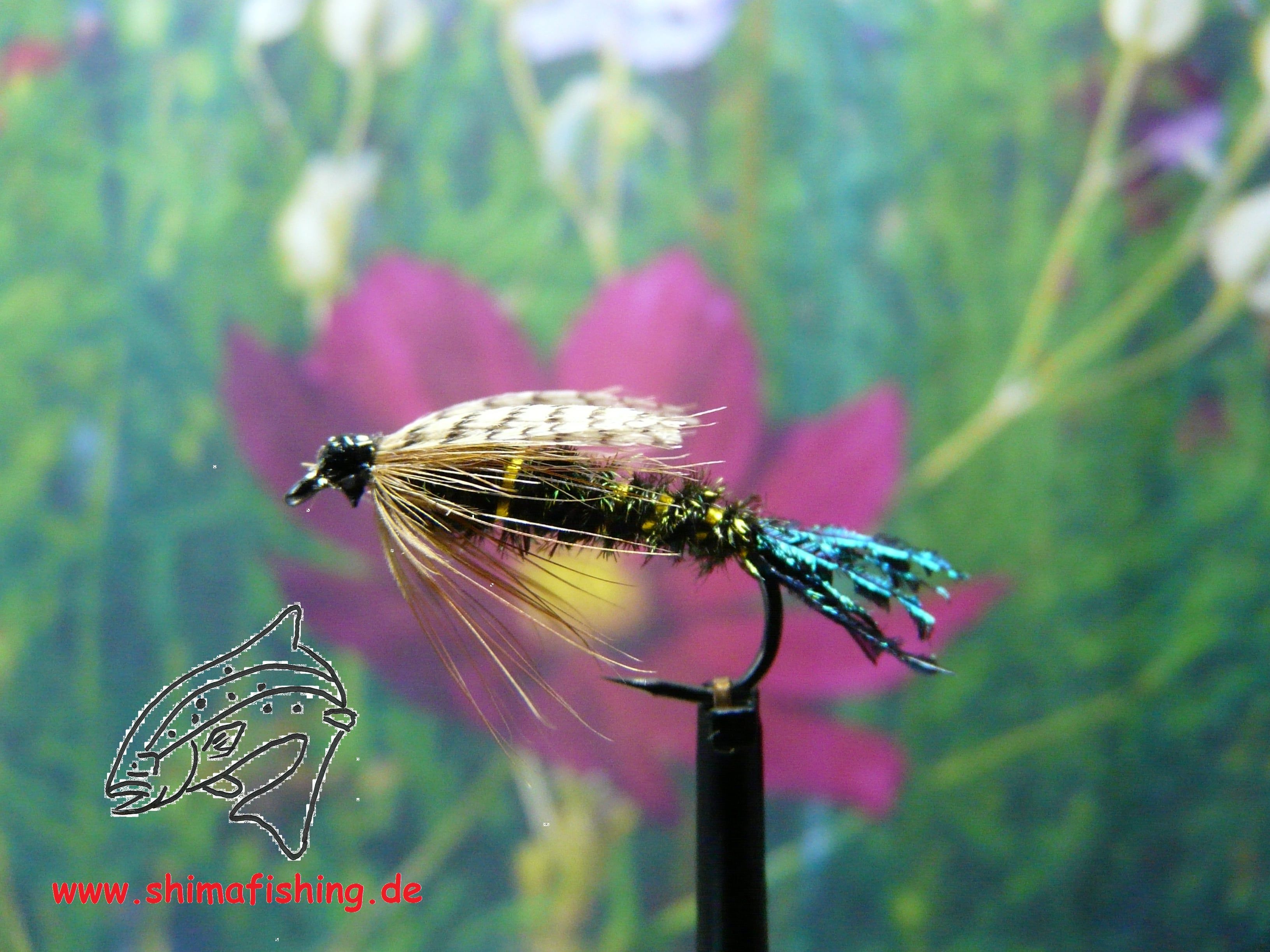 Nymphe " Zug Bug " auf Schonhaken, barbless hook | Nymphen Schonhaken ...