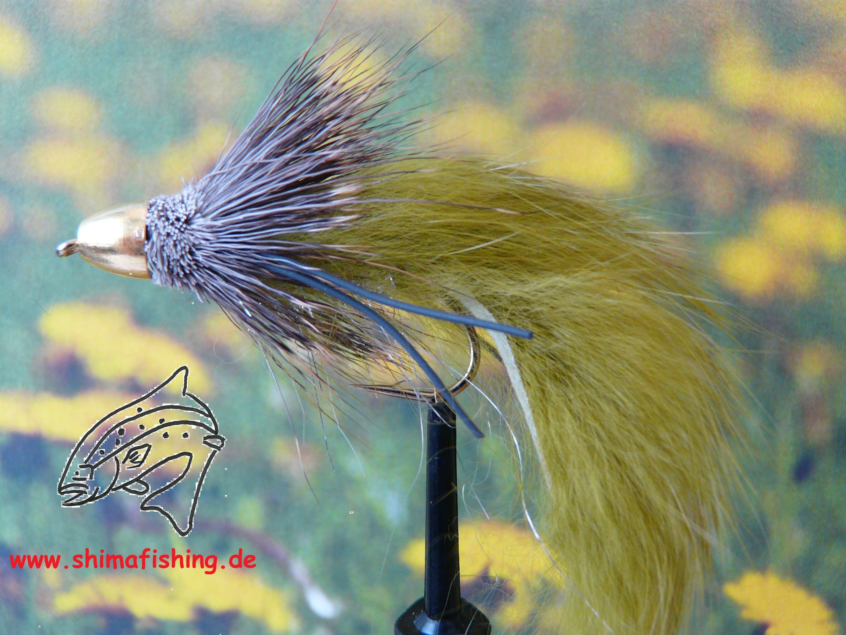 Streamer " Bear Beast Olive " | Streamer | Fliegen | shimafishing.com