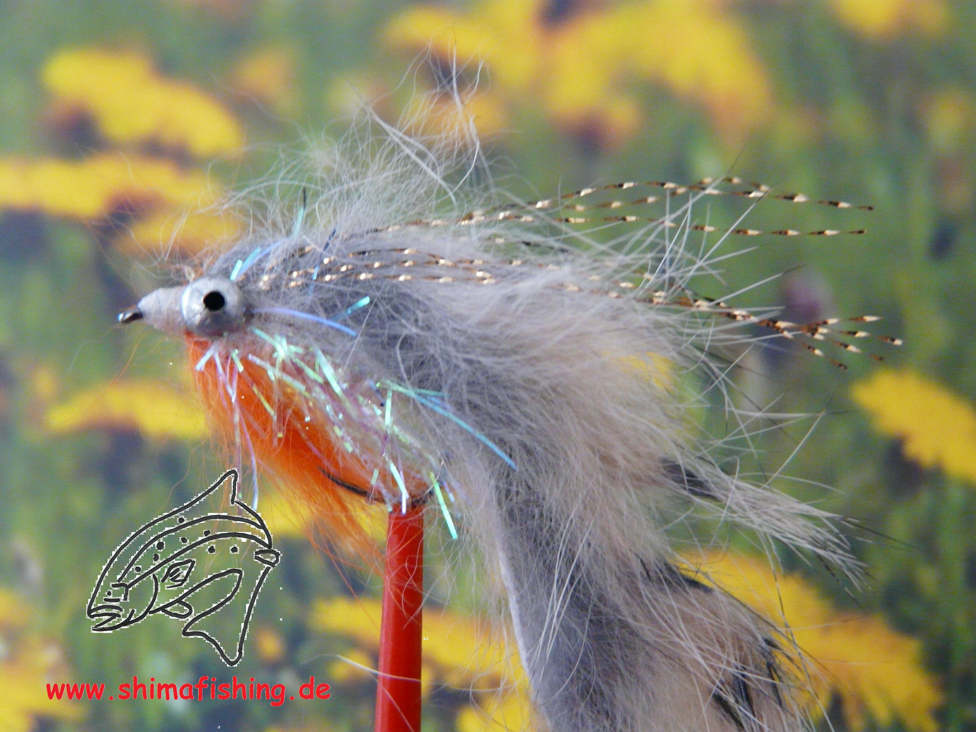 Streamer Lightning Man Natural auf Schonhaken, barbless hook | Streamer ...