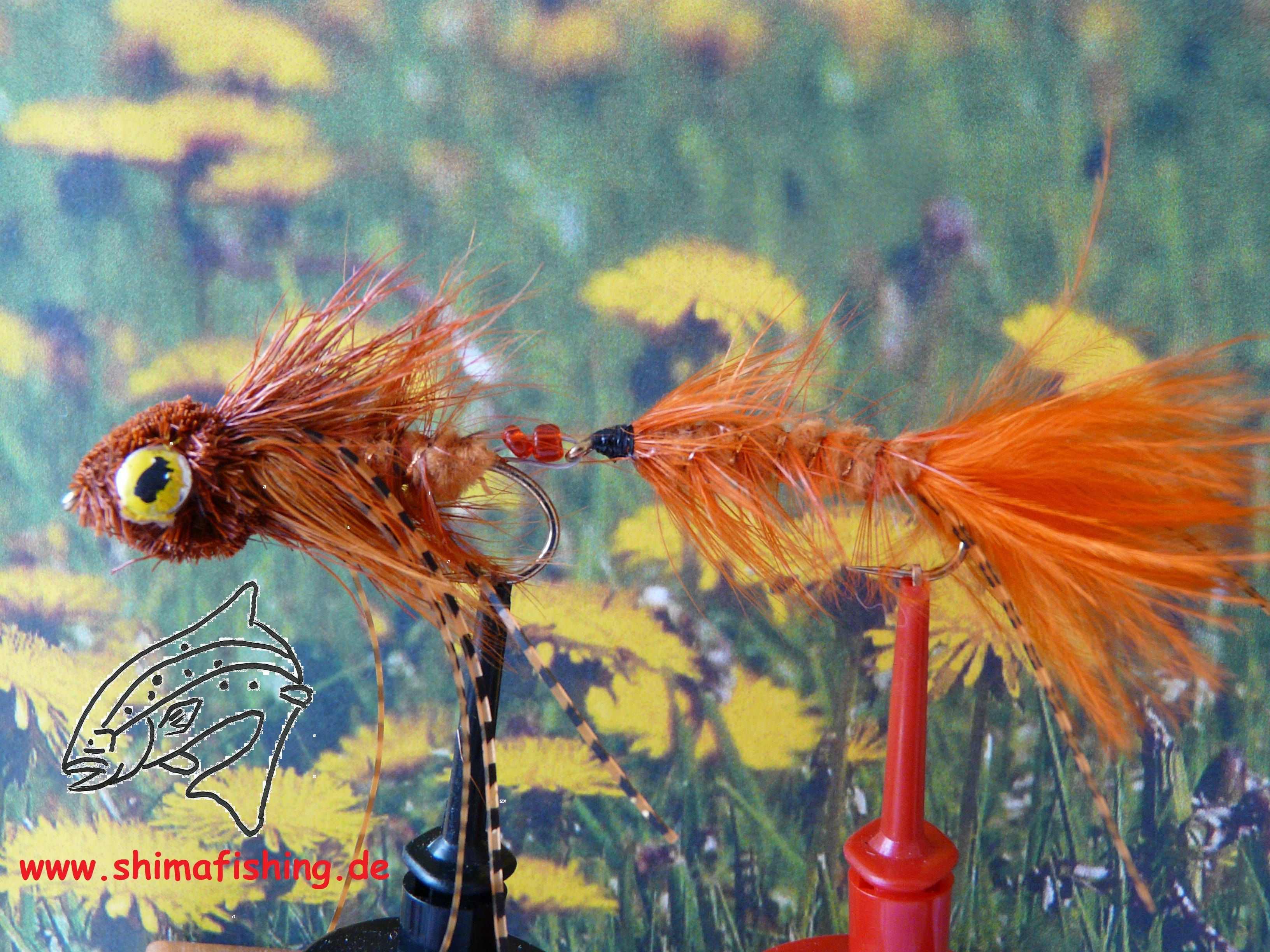 Streamer " Grassman Orange " | Streamer | Fliegen | shimafishing.com