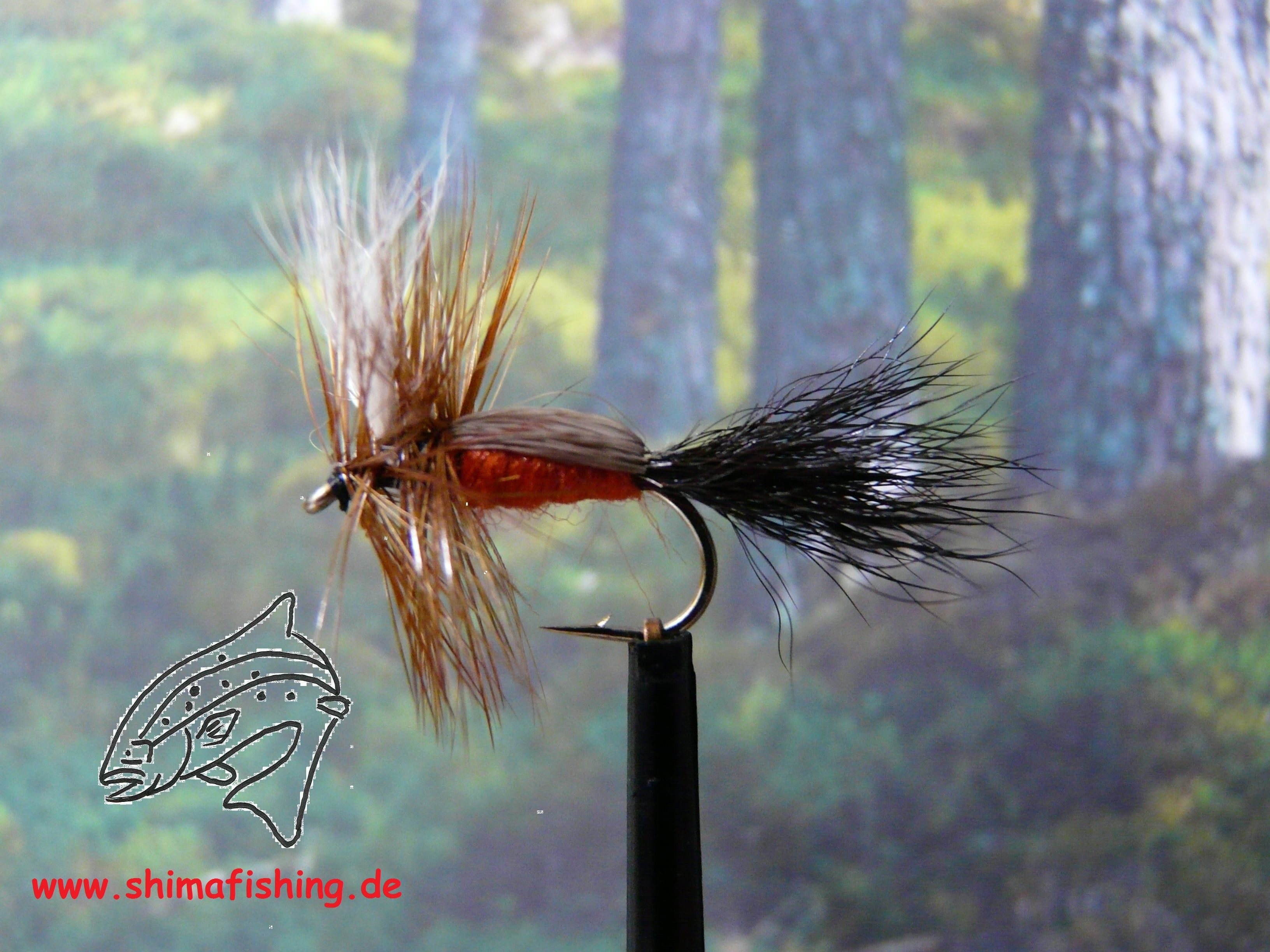 Trockenfliege " Royal Humpy " | Trockenfliegen | Fliegen | shimafishing.com