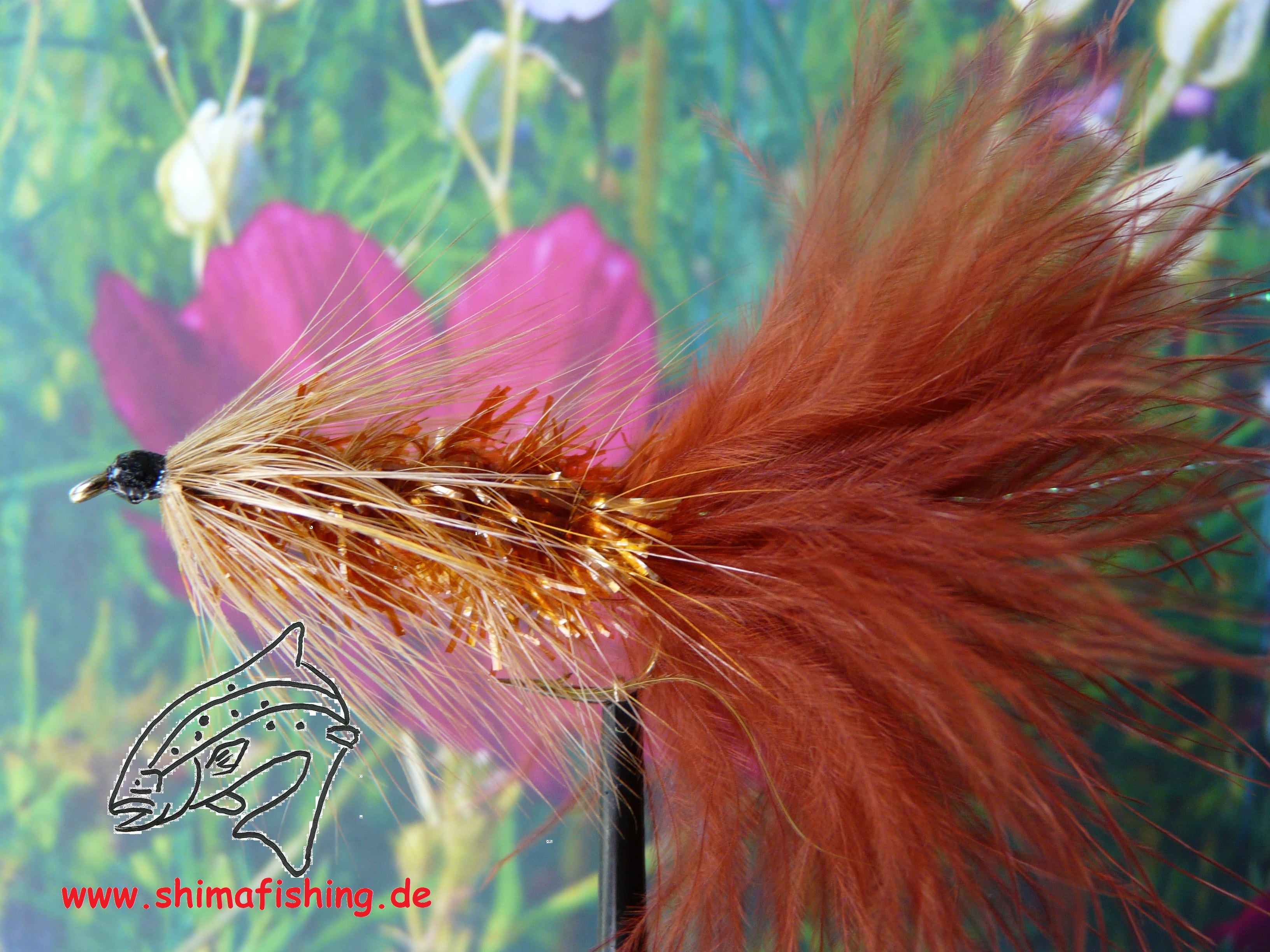 Streamer " Wooly Bugger Frizz Brown " | Streamer | Fliegen ...