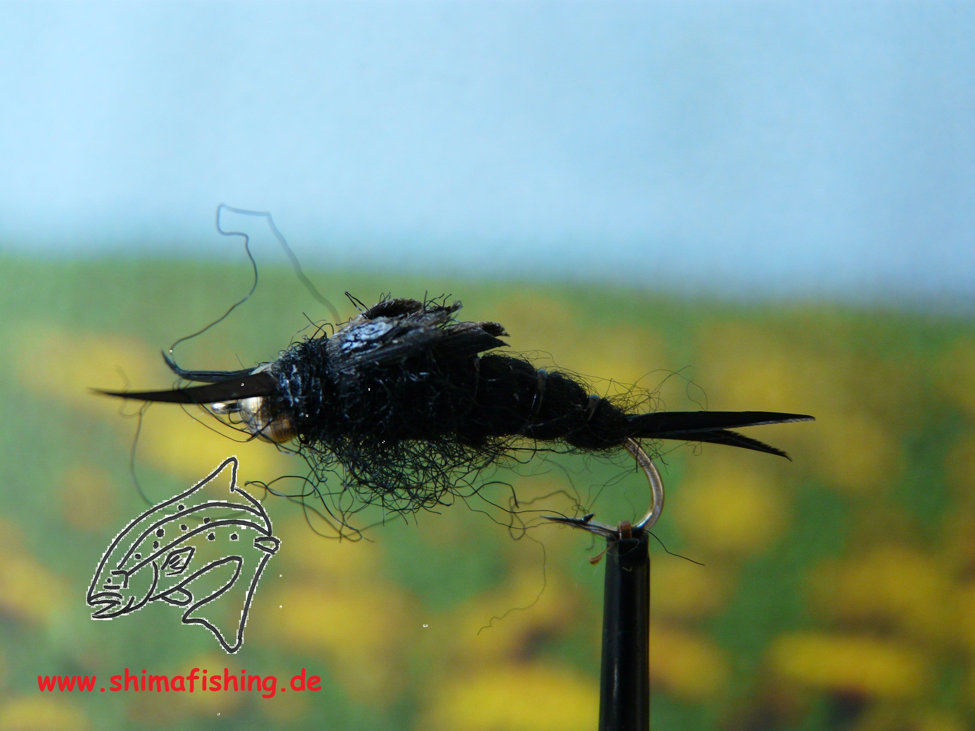 Nymphe " Black Stone Bead Head " | Nymphen | Fliegen | shimafishing.com