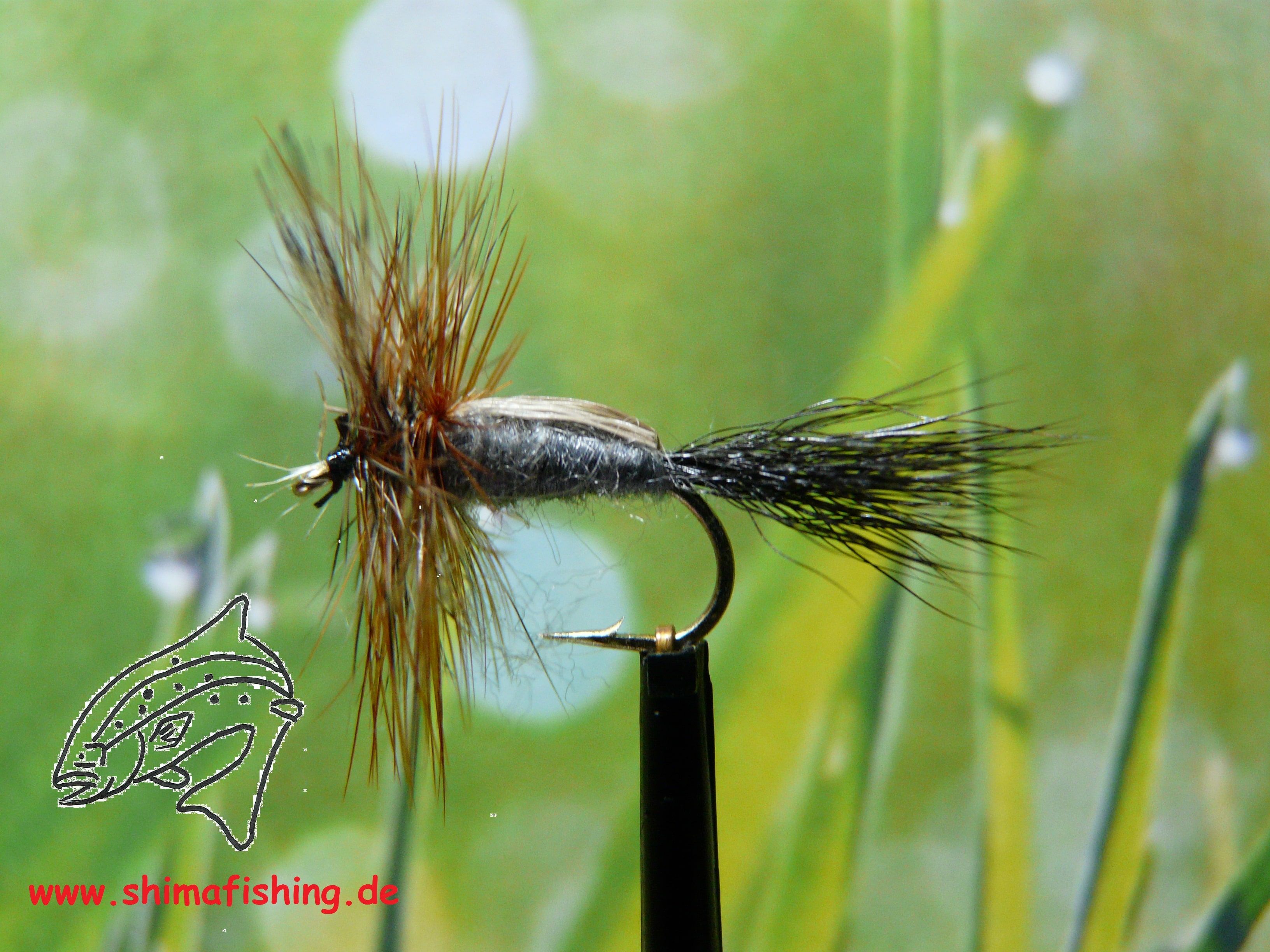 Trockenfliege " Adams Humpy " | Trockenfliegen | Fliegen | shimafishing.com
