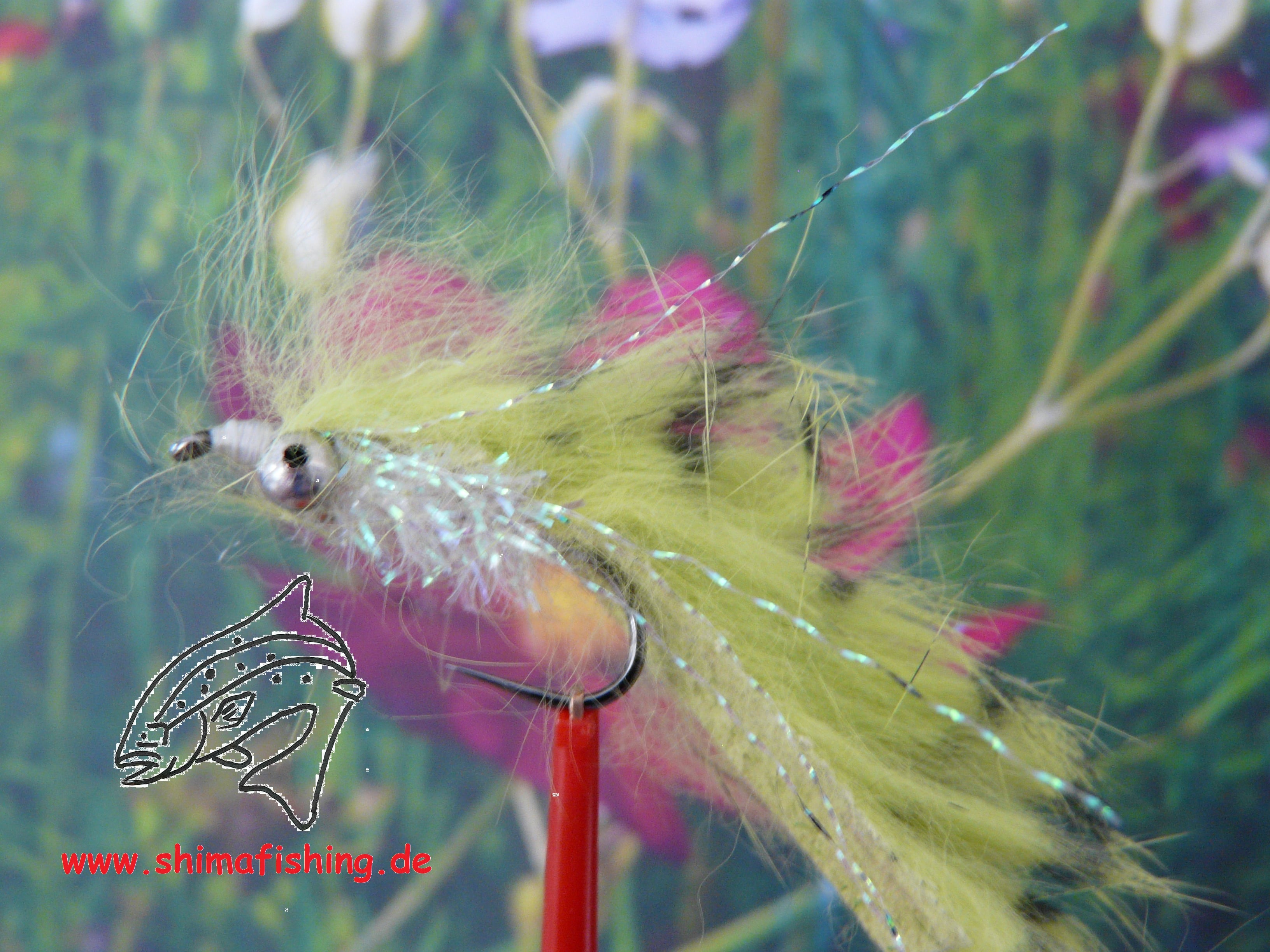 Streamer Lightning Man Firetiger auf Schonhaken, barbless hook ...